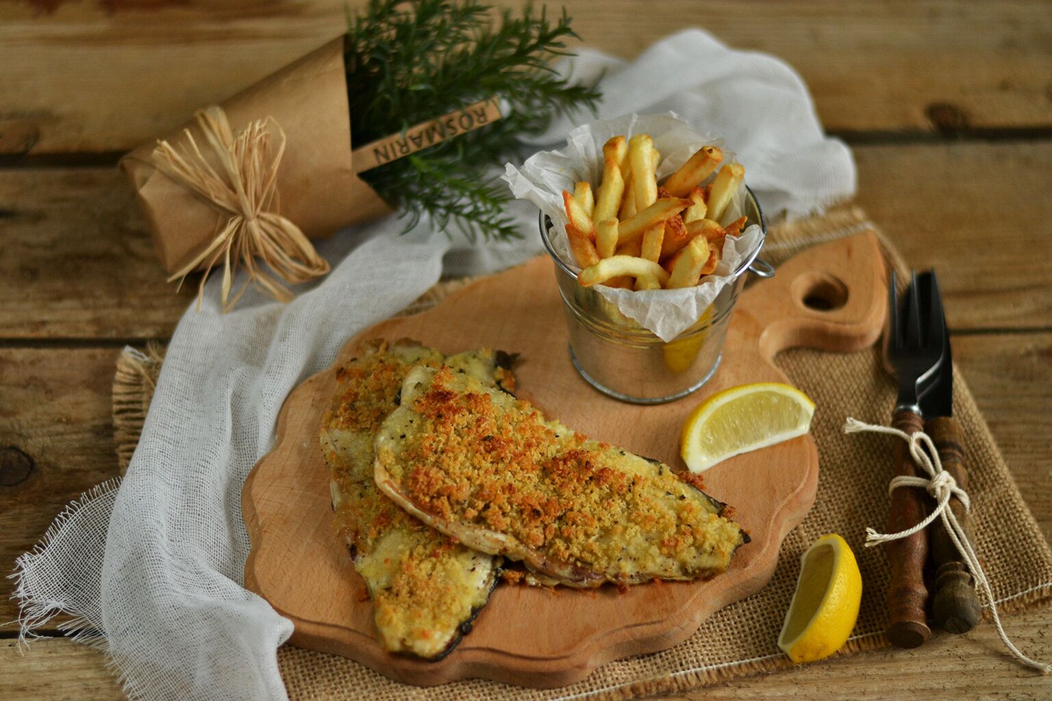 File de pastrav in crusta de parmezan si panko - Bucataria Urecheatei