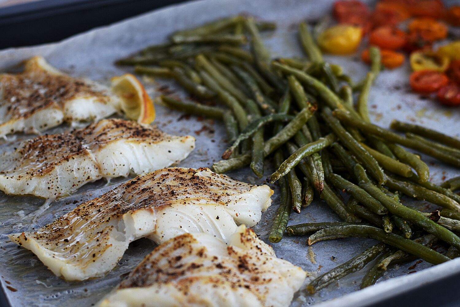 File de cod la cuptor cu legume - Bucătăria Urecheatei